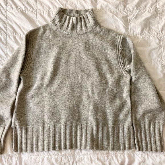 J. Crew | Sweaters | J Crew Gray Cashmere Sweater | Poshmark